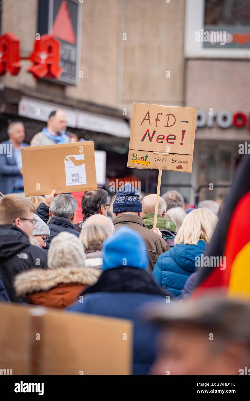 Demonstration gegen afd hi-res stock photography and images - Alamy
