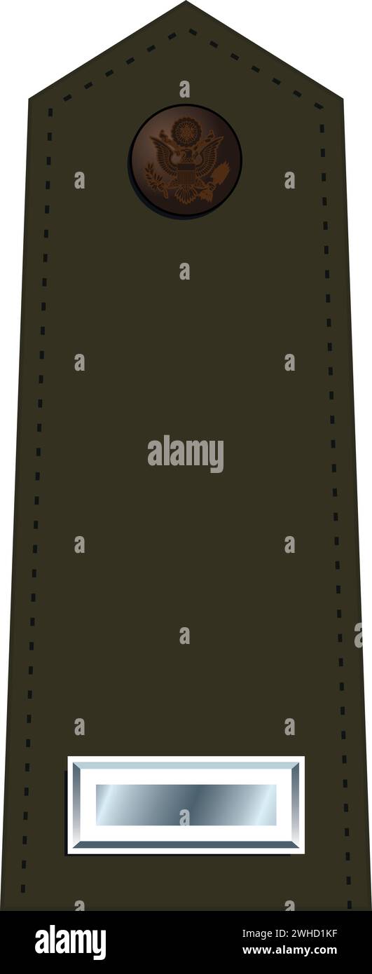 Shoulder pad for army green service uniform of the USA FIRST LIEUTENANT ...