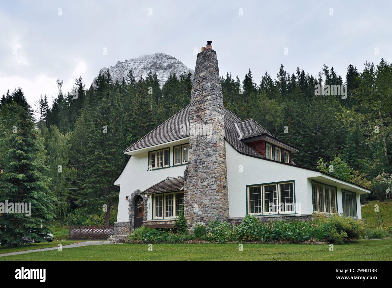Superintendent's house, Field, Yoho National Park, British Columbia ...