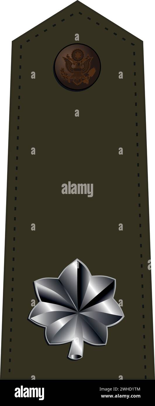 Shoulder pad for army green service uniform of the USA LIEUTENANT ...