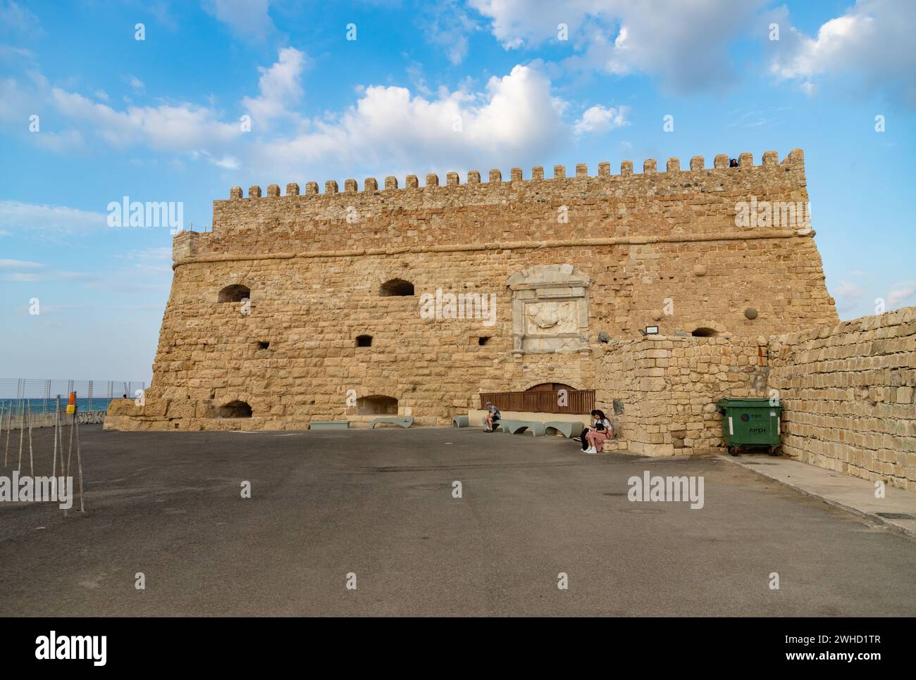 A picture of the Rocca a Mare or Koules Fortress Stock Photo - Alamy