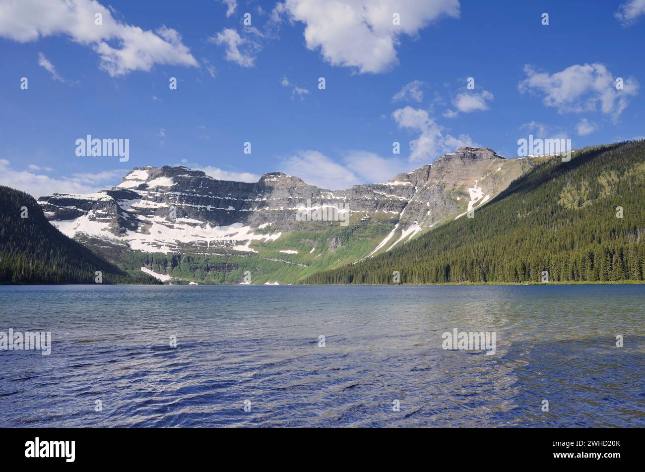 Lake Cameron Lake, Waterton Lakes National Park, Alberta, Canada Stock ...