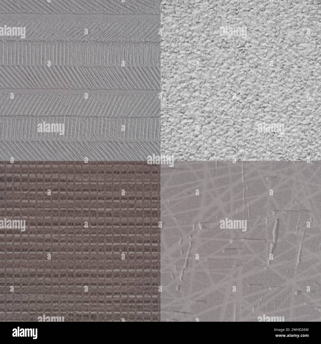 Set of grey vinyl samples Stock Photo - Alamy
