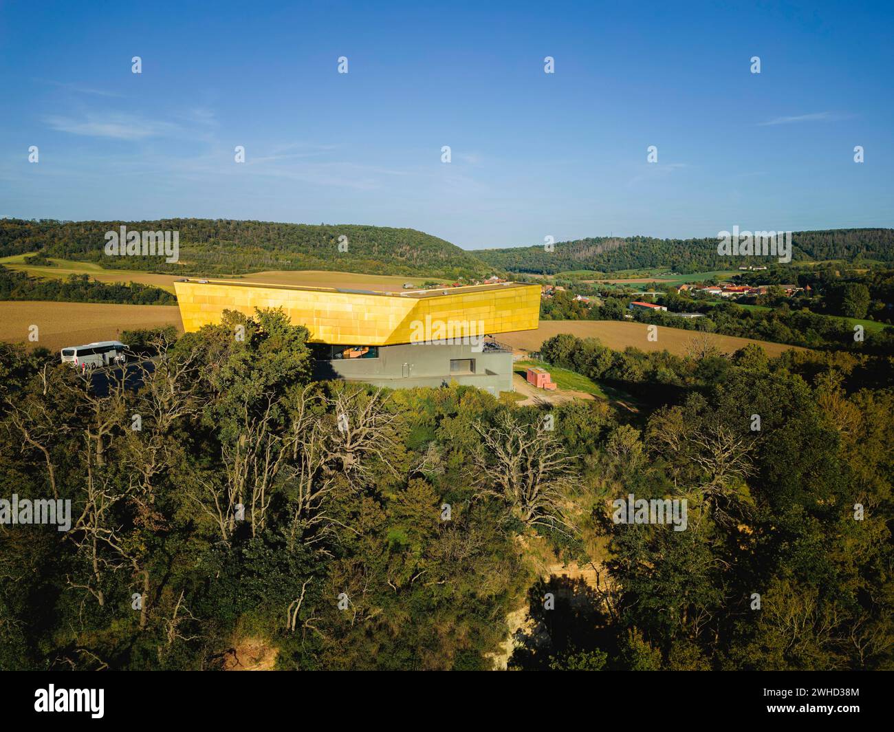 Striking modern visitor centre with astronomical exhibitions on the ...