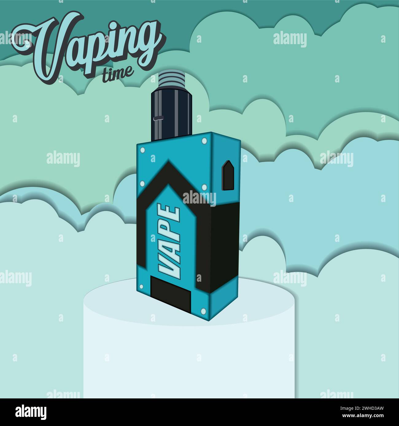 Time vape electronic cigarette hi-res stock photography and images - Alamy