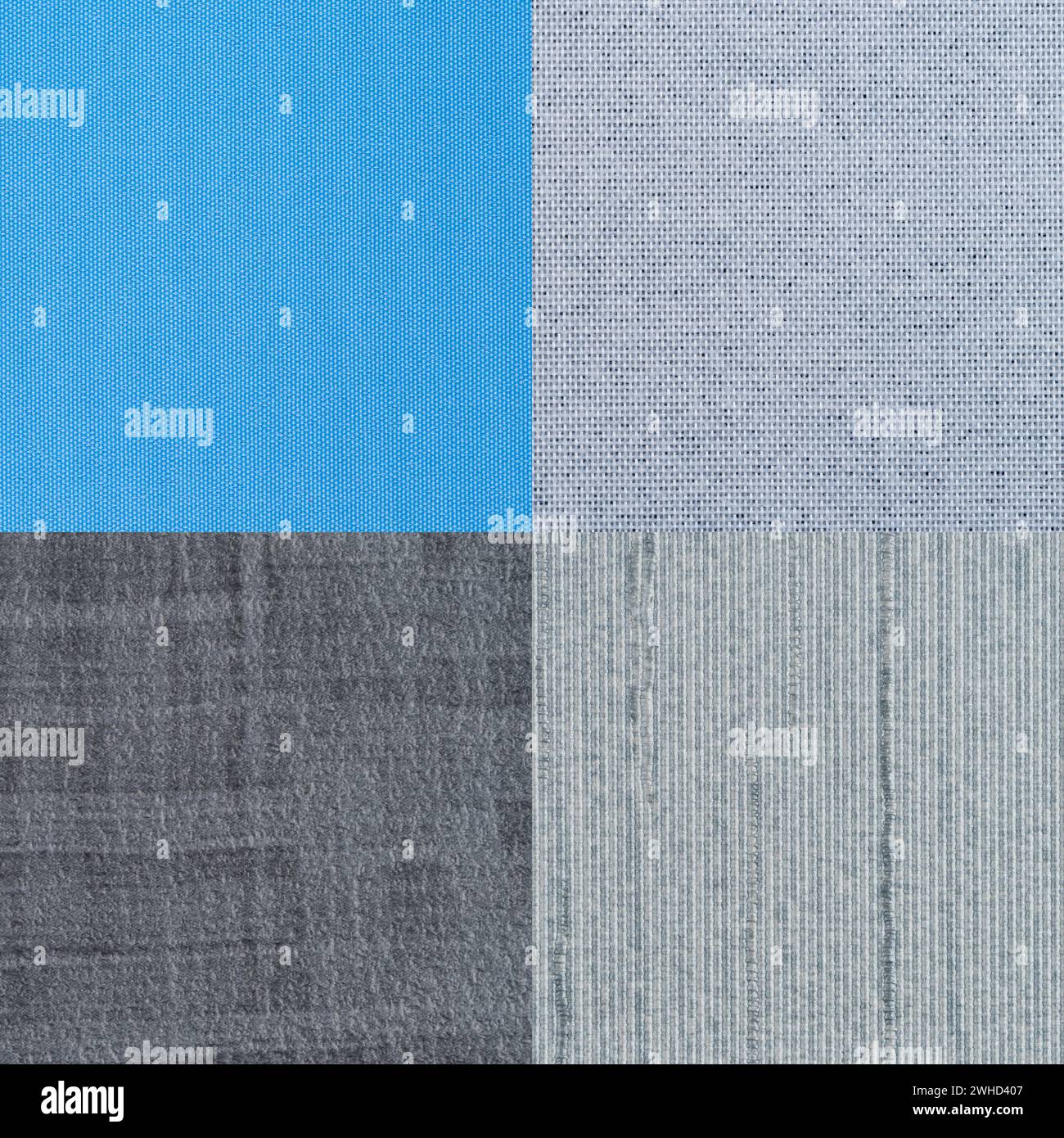 Set of blue vinyl samples Stock Photo - Alamy