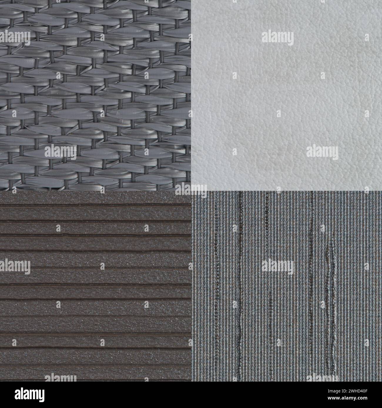 Set of grey vinyl samples Stock Photo - Alamy