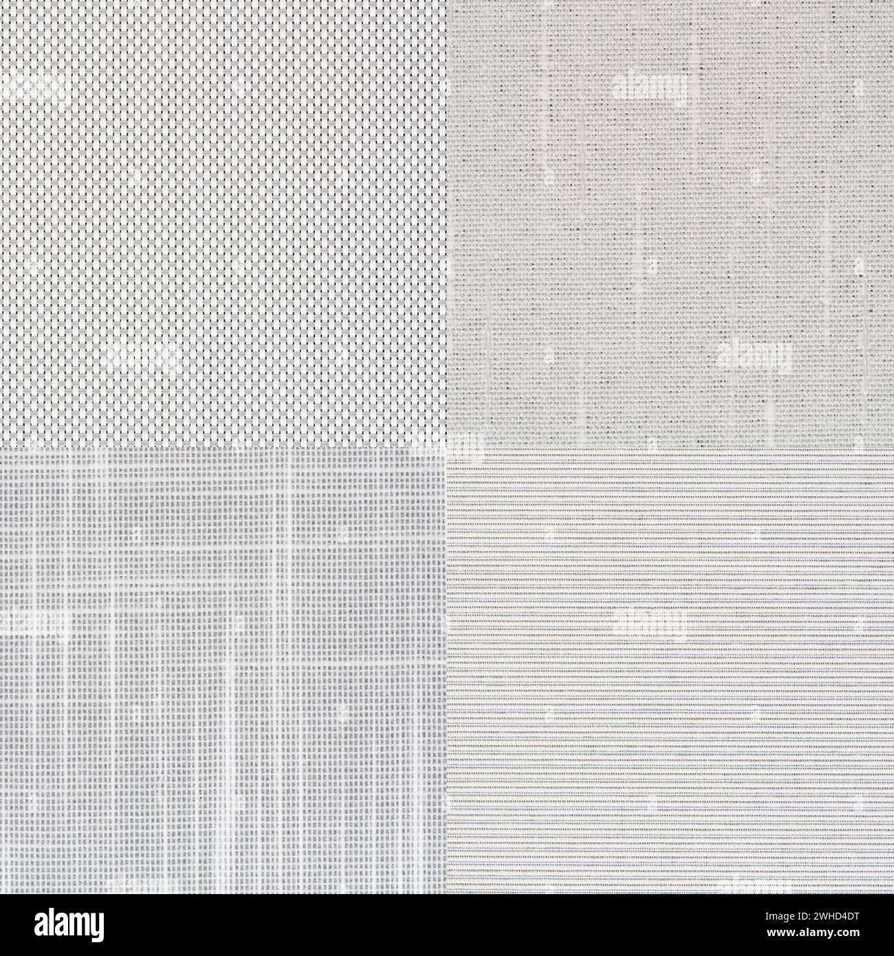 Set of white vinyl samples Stock Photo - Alamy
