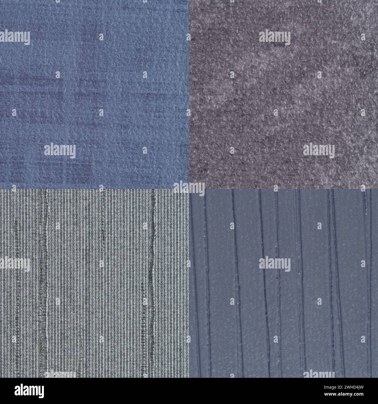 Set of blue vinyl samples Stock Photo - Alamy