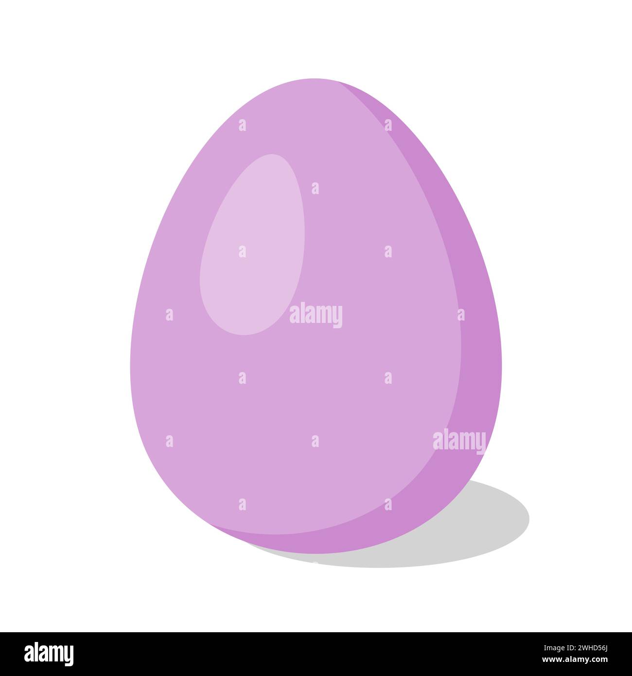 Happy Easter. Lilac Easter Egg. Design elements for holiday cards ...