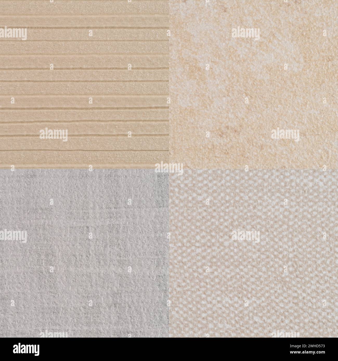 Set of beige vinyl samples Stock Photo - Alamy