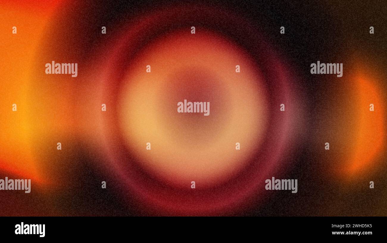 A circular gradient with blurring and noise elements. The illusion of a ...