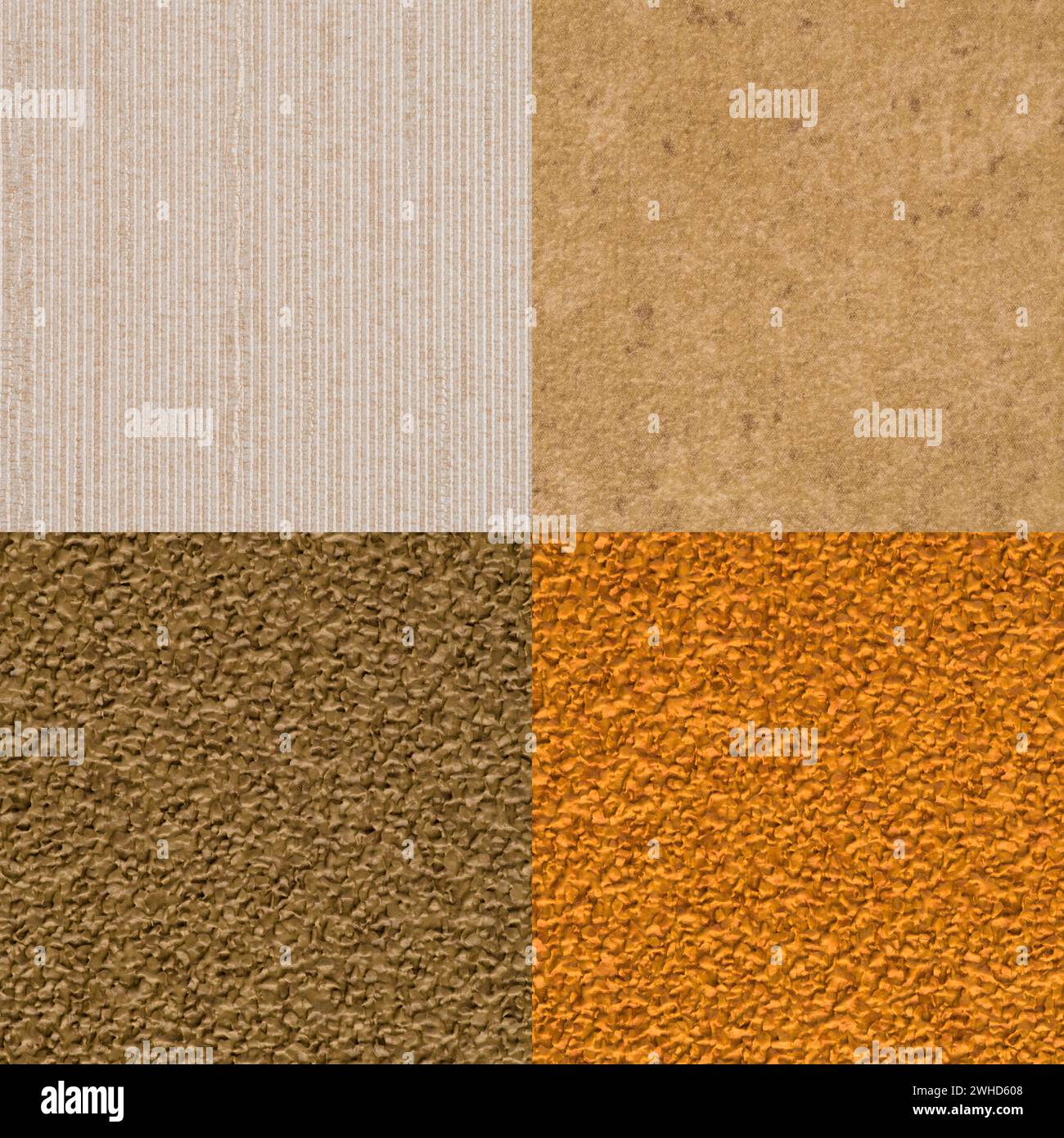 Set of brown vinyl samples Stock Photo - Alamy