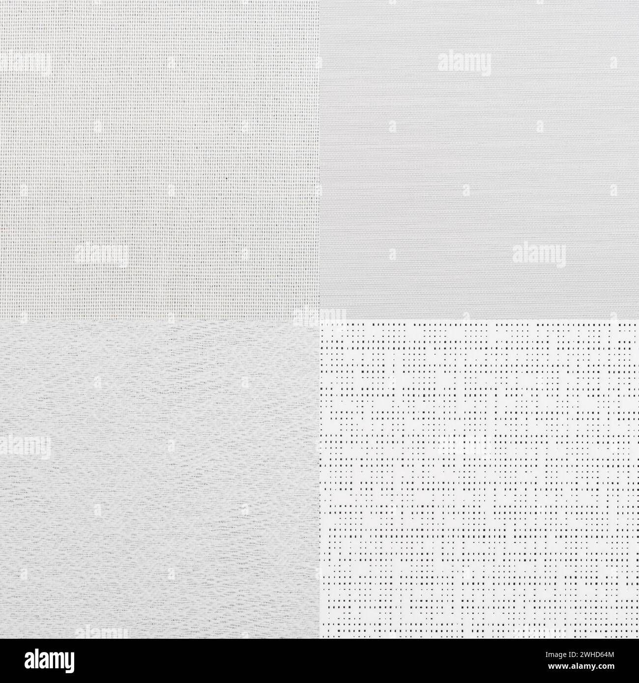 Set of white vinyl samples Stock Photo - Alamy