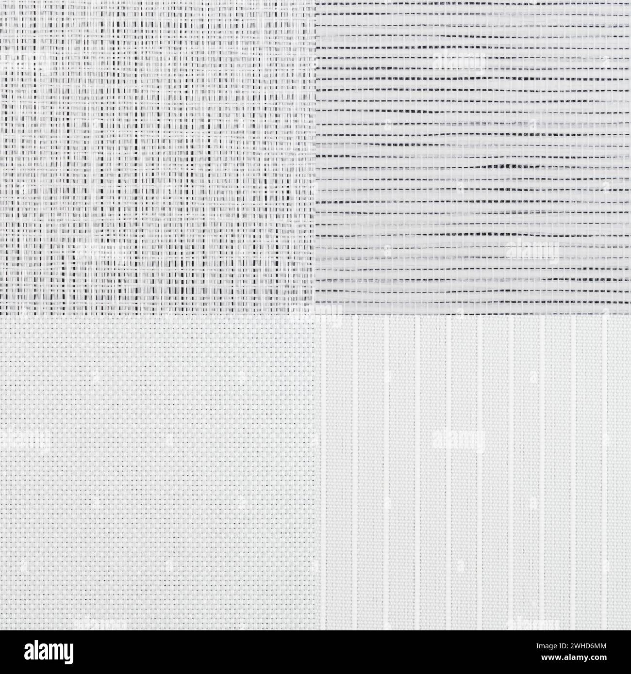 Set of white vinyl samples Stock Photo - Alamy
