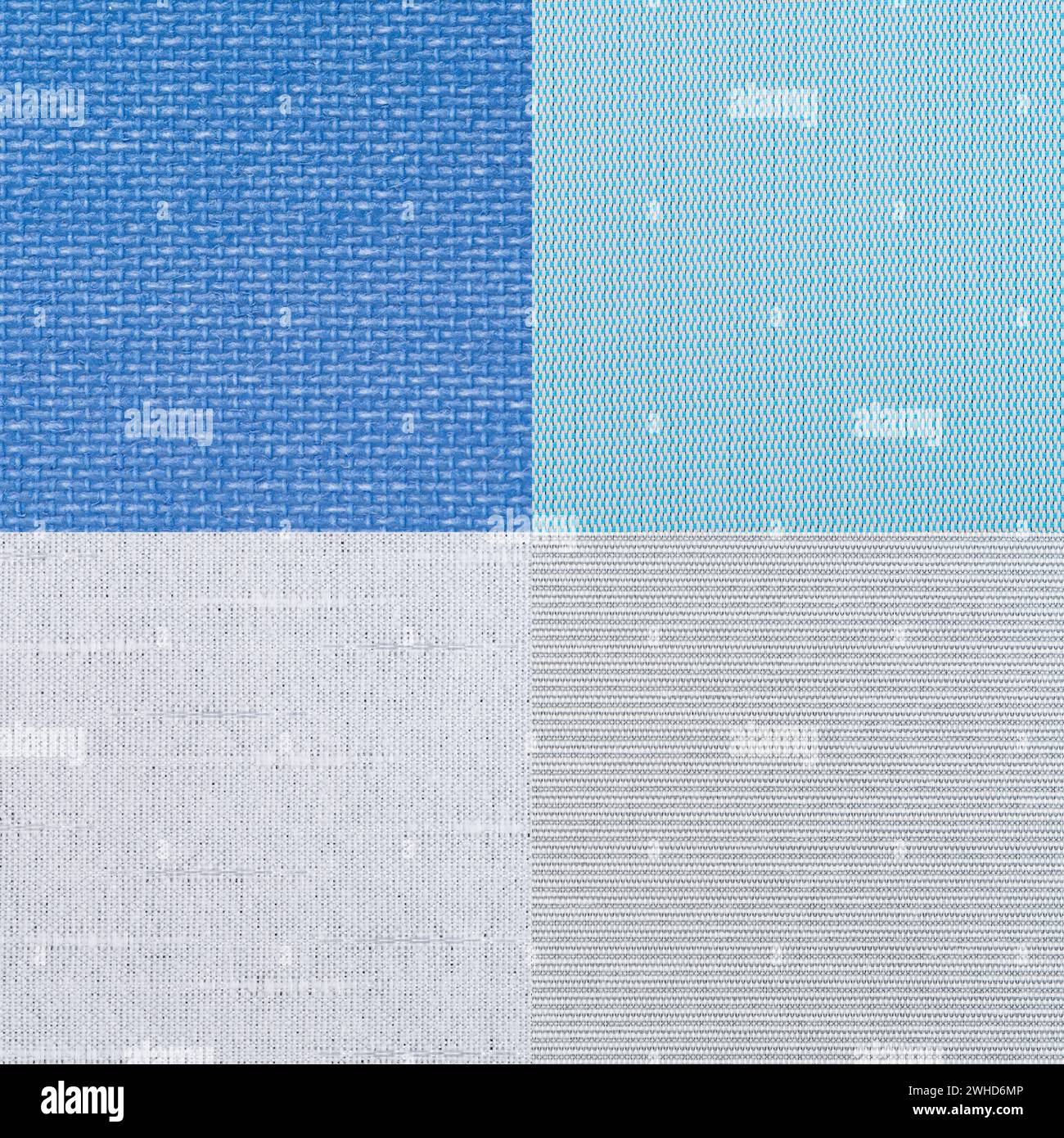 Set of blue vinyl samples Stock Photo - Alamy