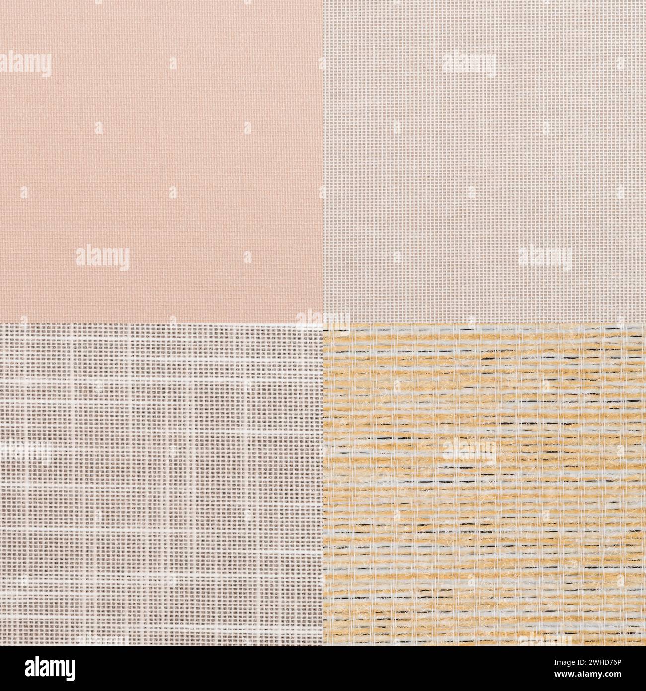 Set of beige vinyl samples Stock Photo - Alamy