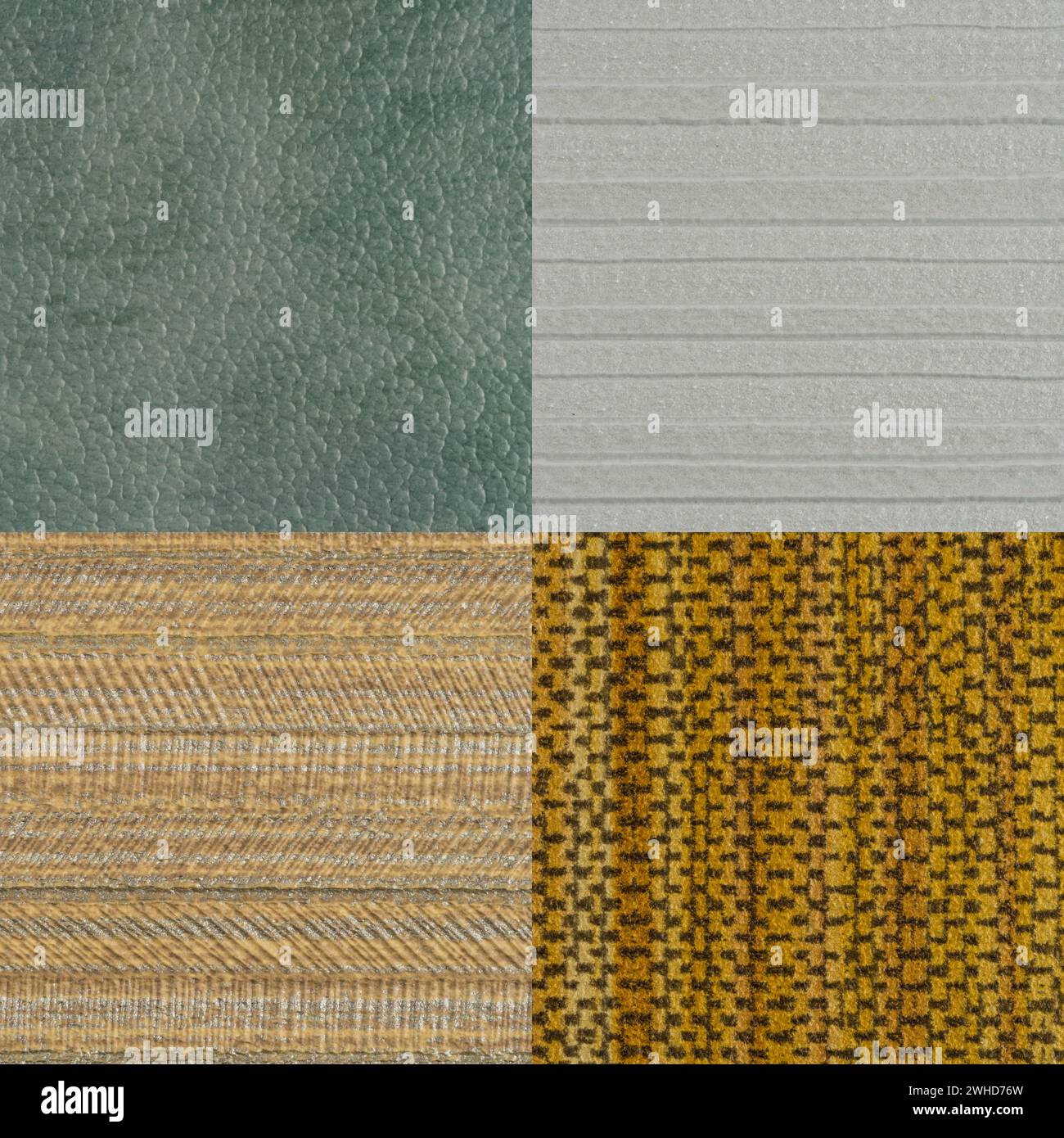 Set of green vinyl samples Stock Photo - Alamy