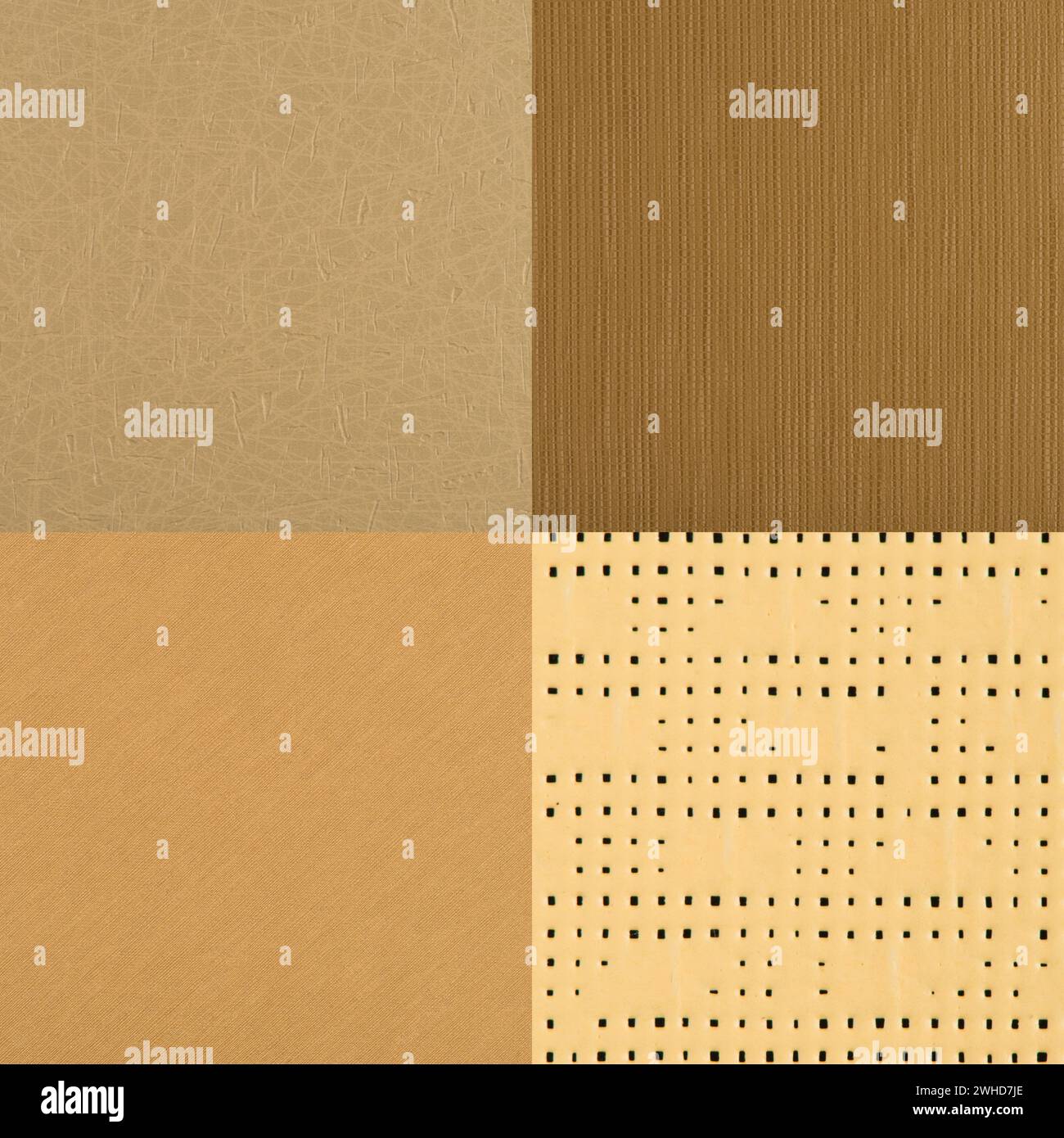 Set of brown vinyl samples Stock Photo - Alamy