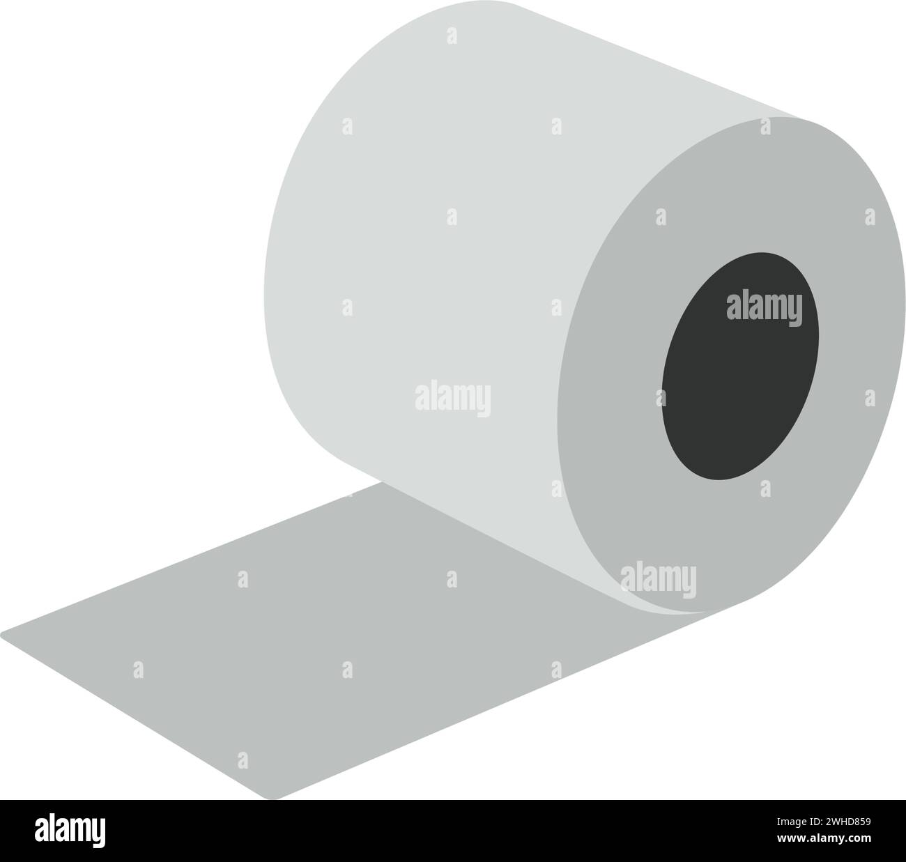 Isolated colored toilet paper icon Vector Stock Vector Image & Art - Alamy