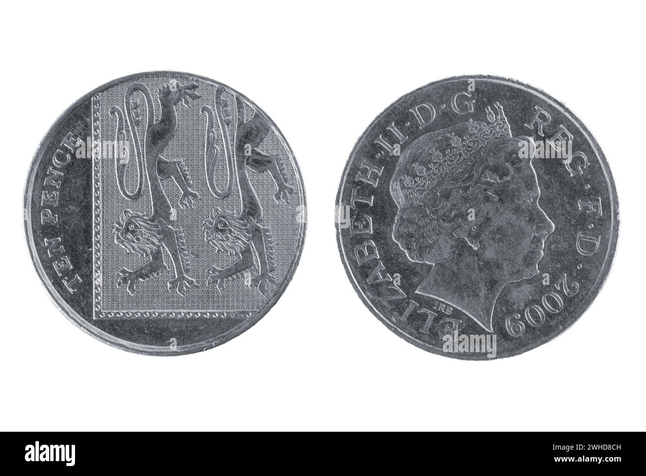 Ten pence coin hi-res stock photography and images - Alamy