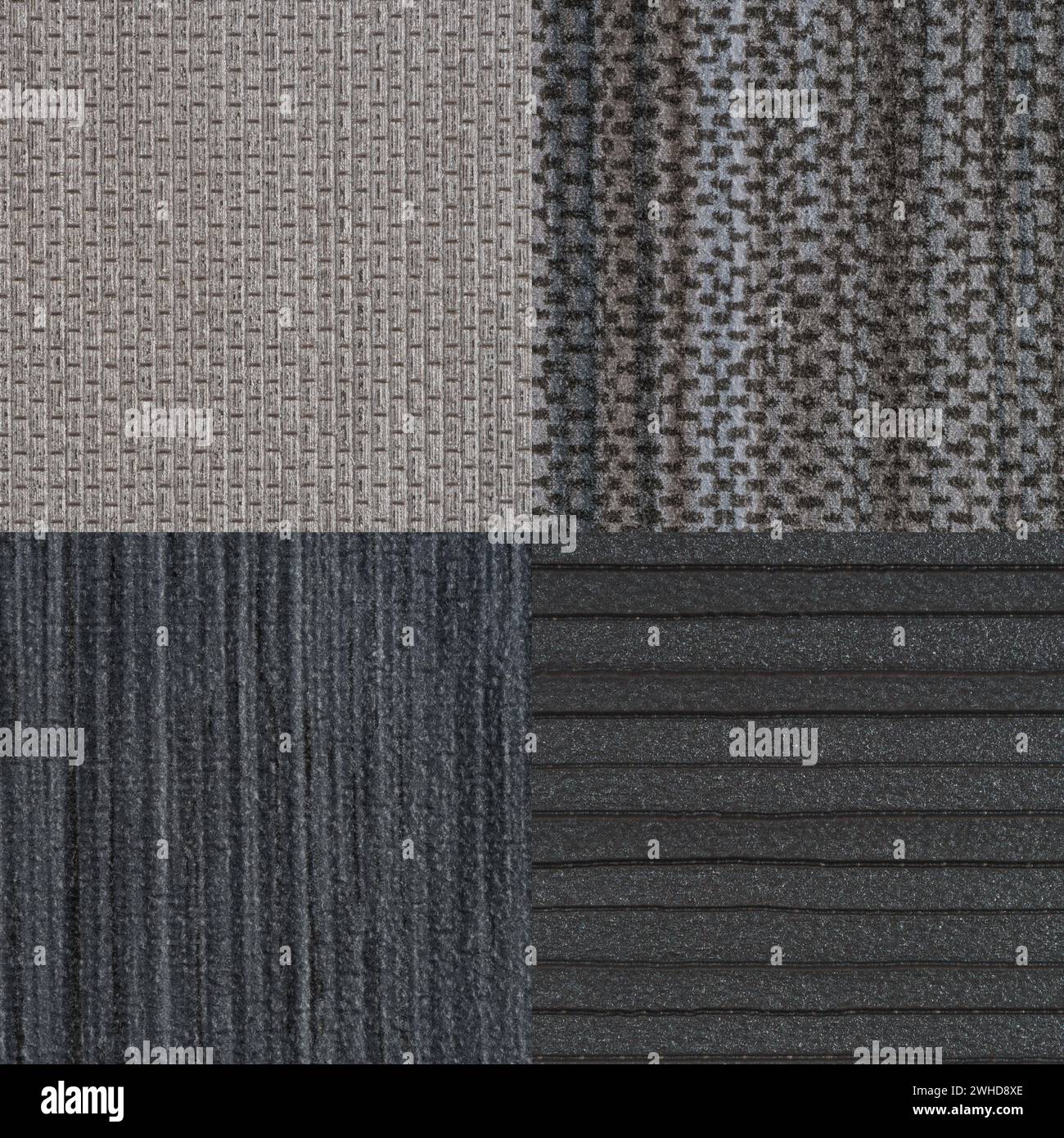 Set of grey vinyl samples Stock Photo - Alamy