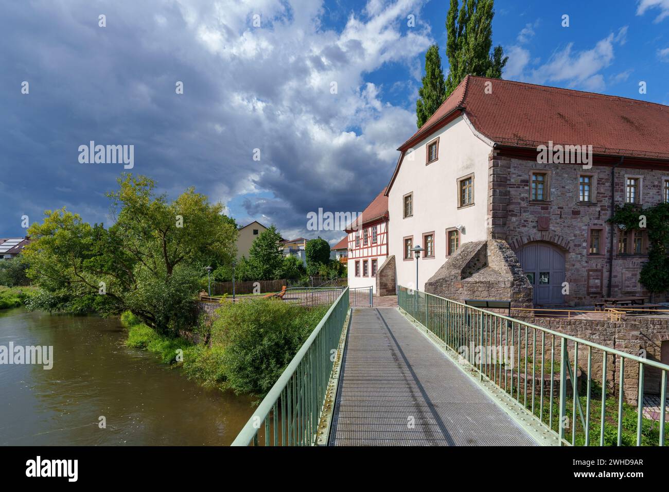 Herrenmühle Museum in the wine town of Hammelburg, Bad Kissingen ...