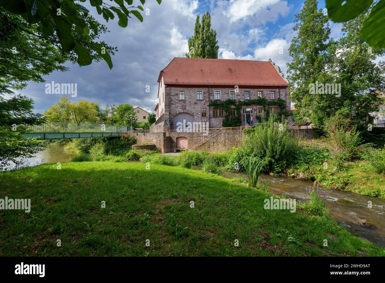 Herrenmühle Museum in the wine town of Hammelburg, Bad Kissingen ...