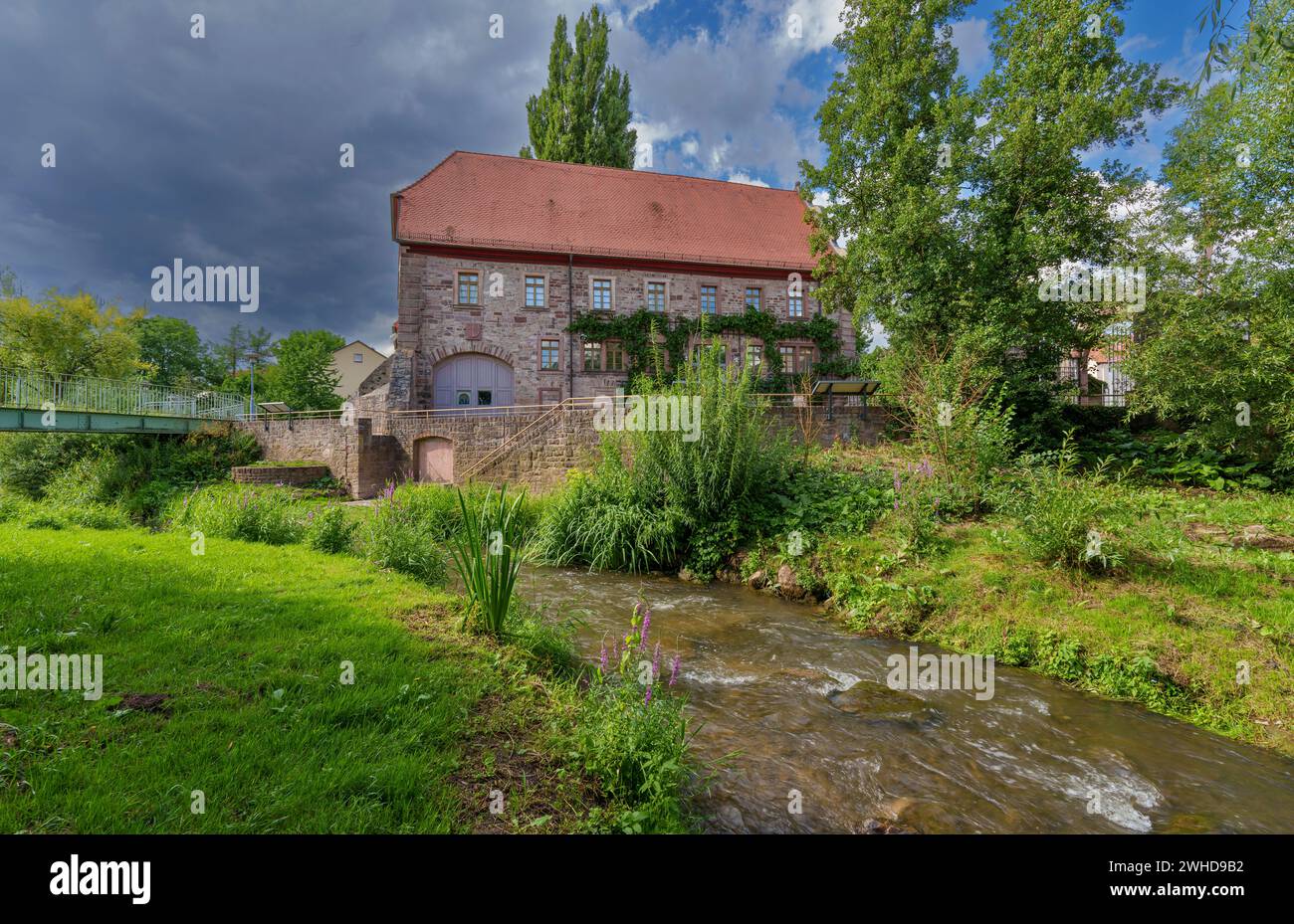 Herrenmühle Museum in the wine town of Hammelburg, Bad Kissingen ...