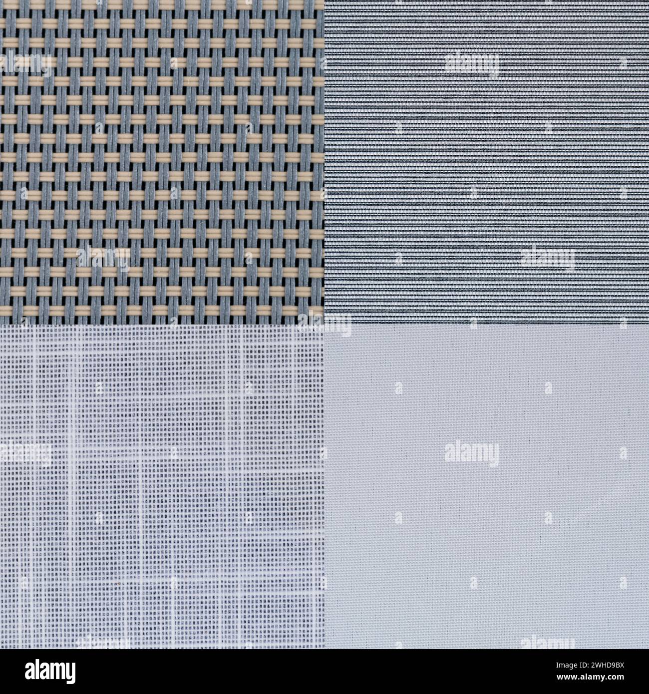 Set of blue vinyl samples Stock Photo - Alamy