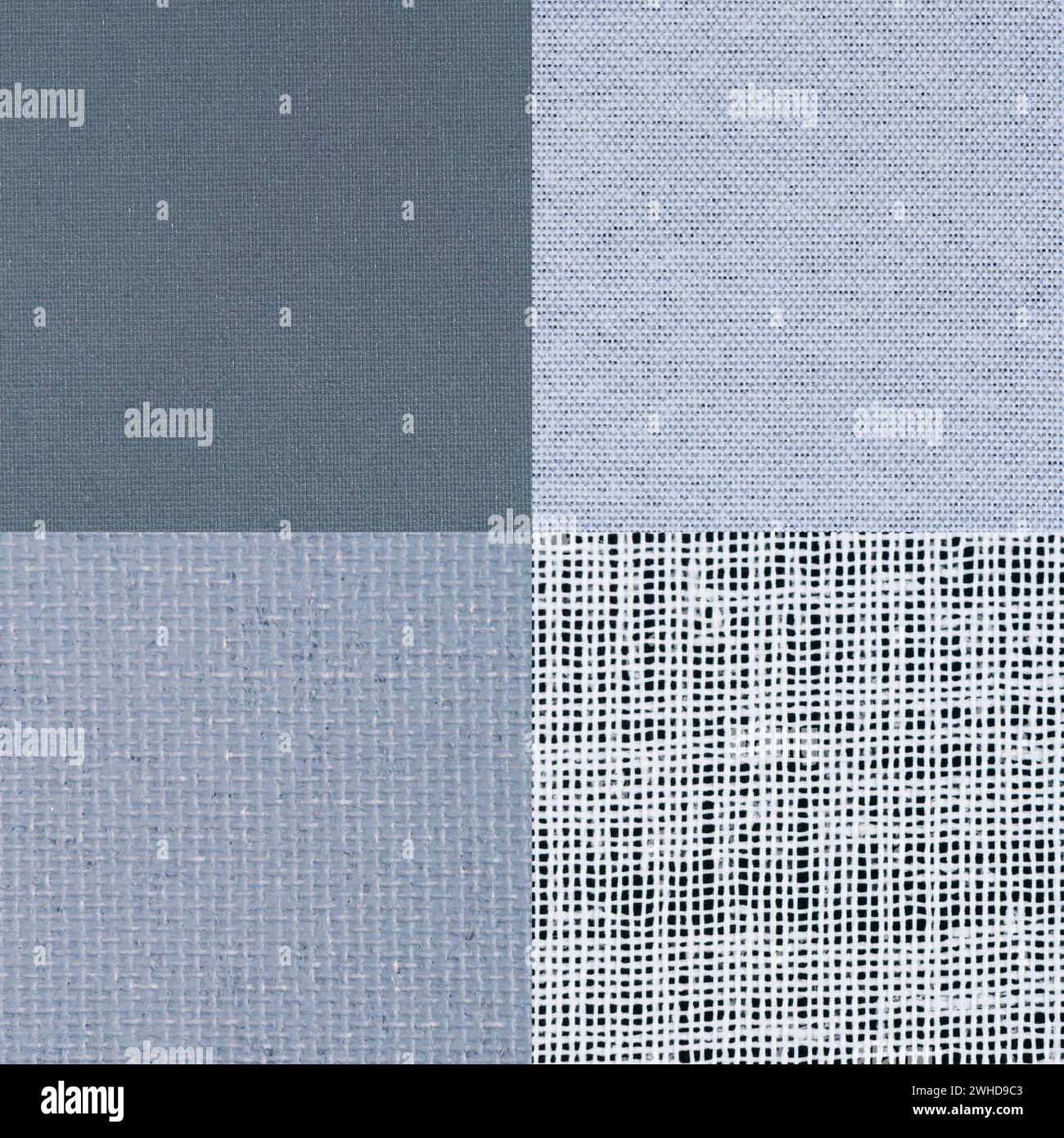 Set of blue vinyl samples Stock Photo - Alamy