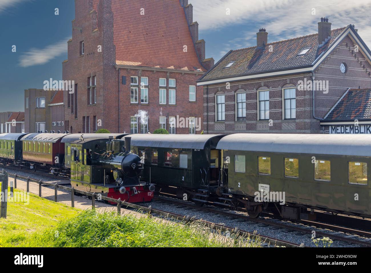 Steam locomotive, Medemblik, Noord Holland, Netherlands Stock Photo - Alamy