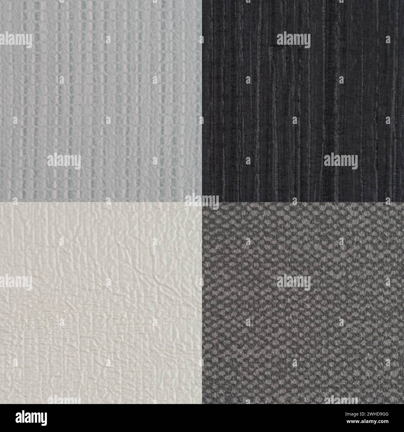 Set of grey vinyl samples Stock Photo - Alamy
