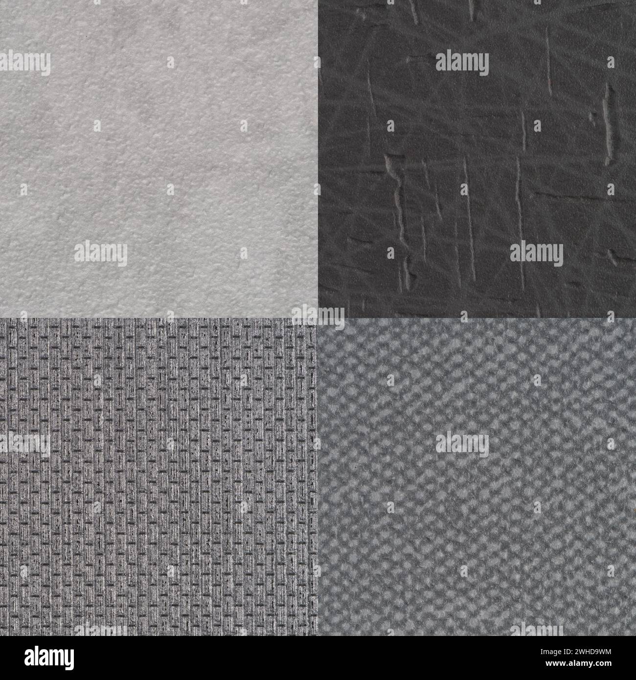 Set of grey vinyl samples Stock Photo - Alamy