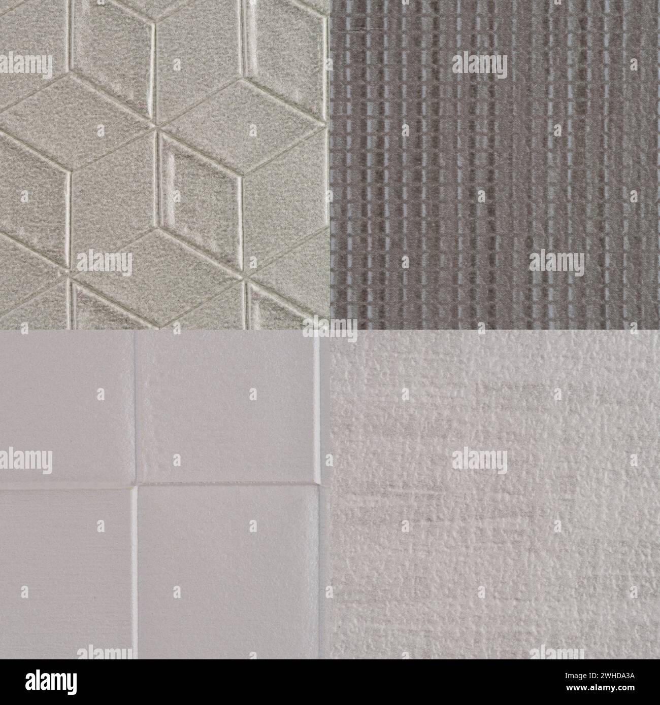 Set of grey vinyl samples Stock Photo - Alamy