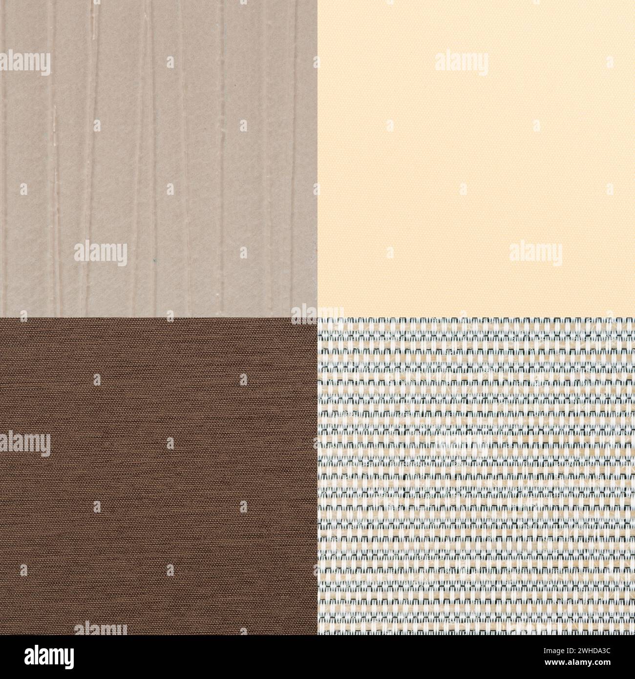 Set of brown vinyl samples Stock Photo - Alamy