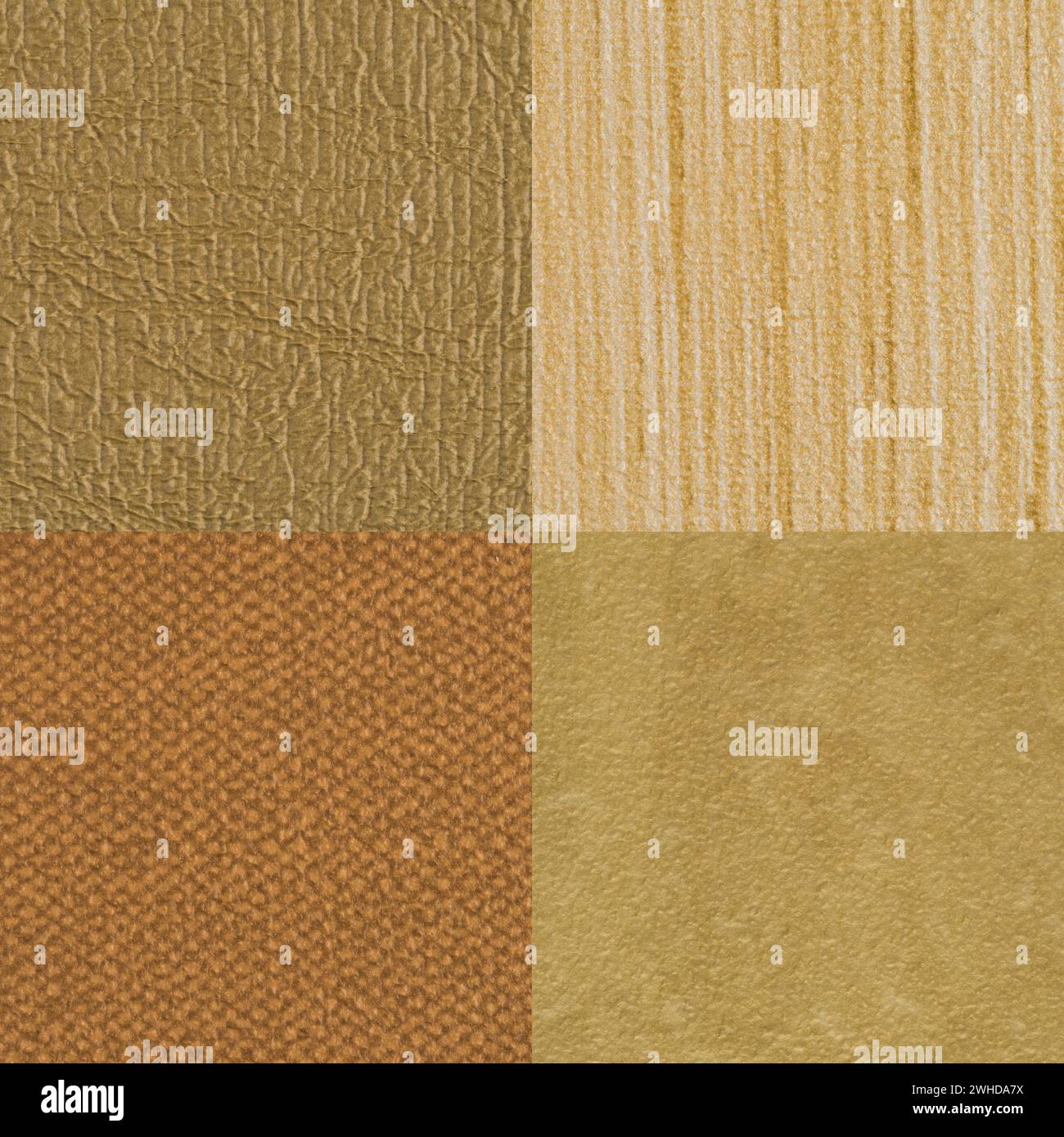 Set of brown vinyl samples Stock Photo - Alamy