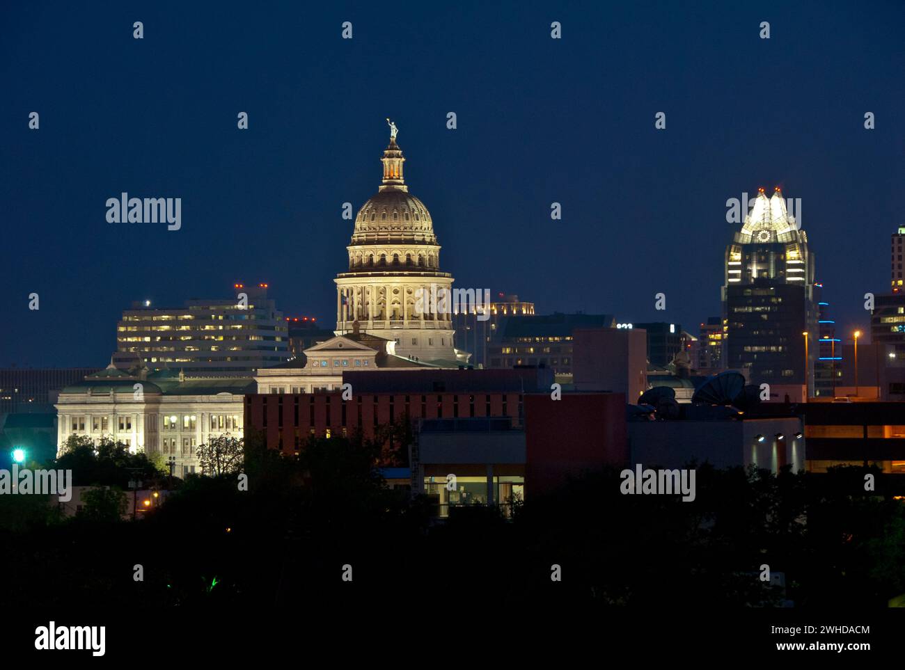 Texas State Capitol building - completed in 1888 - 308 ft tall with ...