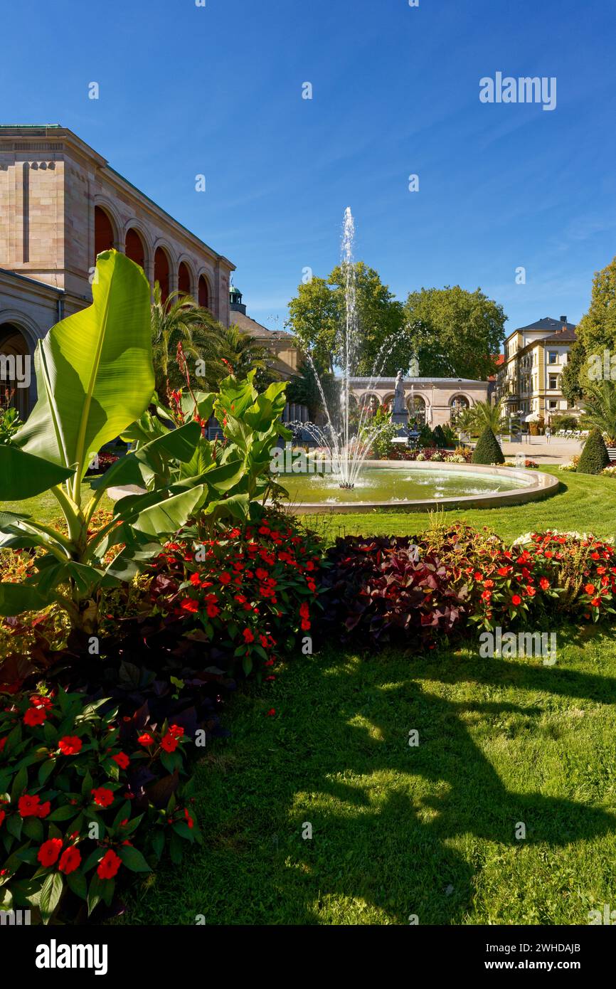 Regency building in the state spa bad kissingen hi-res stock ...