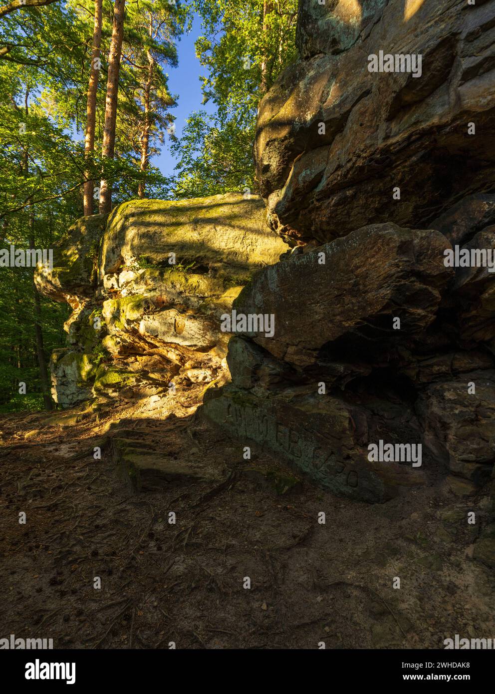 Veitenstein rock formation hi-res stock photography and images - Alamy