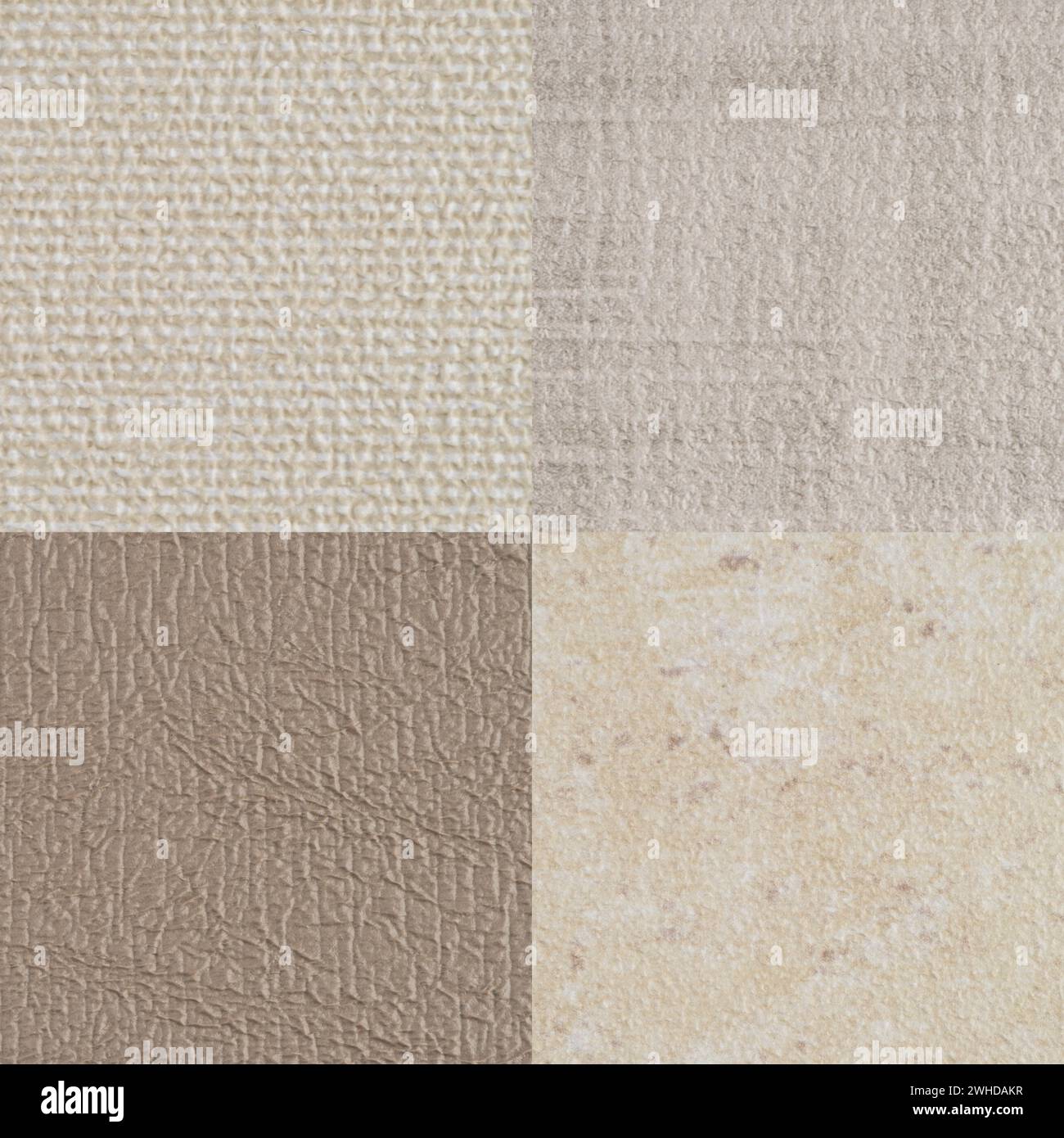 Set of beige vinyl samples Stock Photo - Alamy