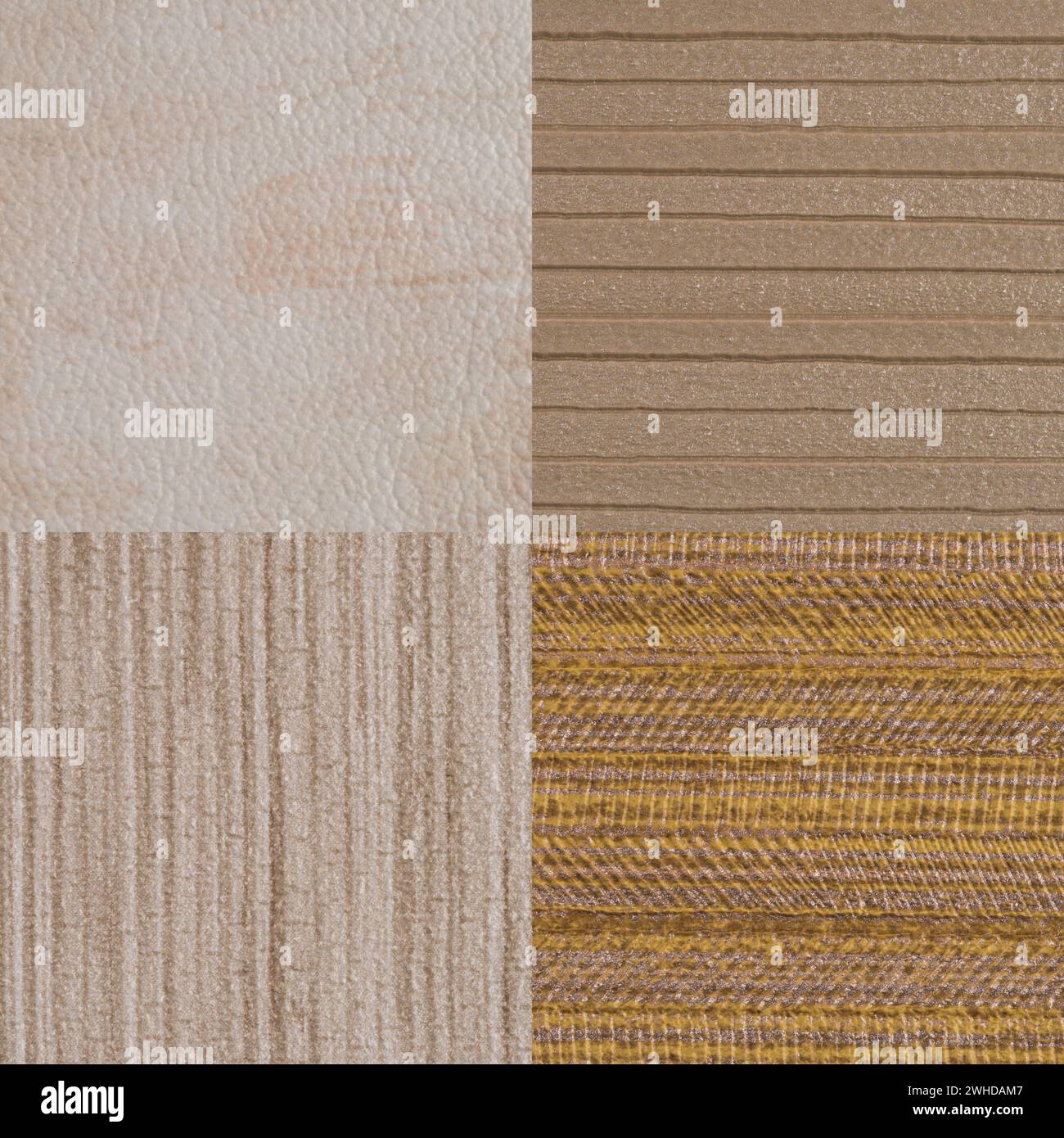 Set of brown vinyl samples Stock Photo - Alamy
