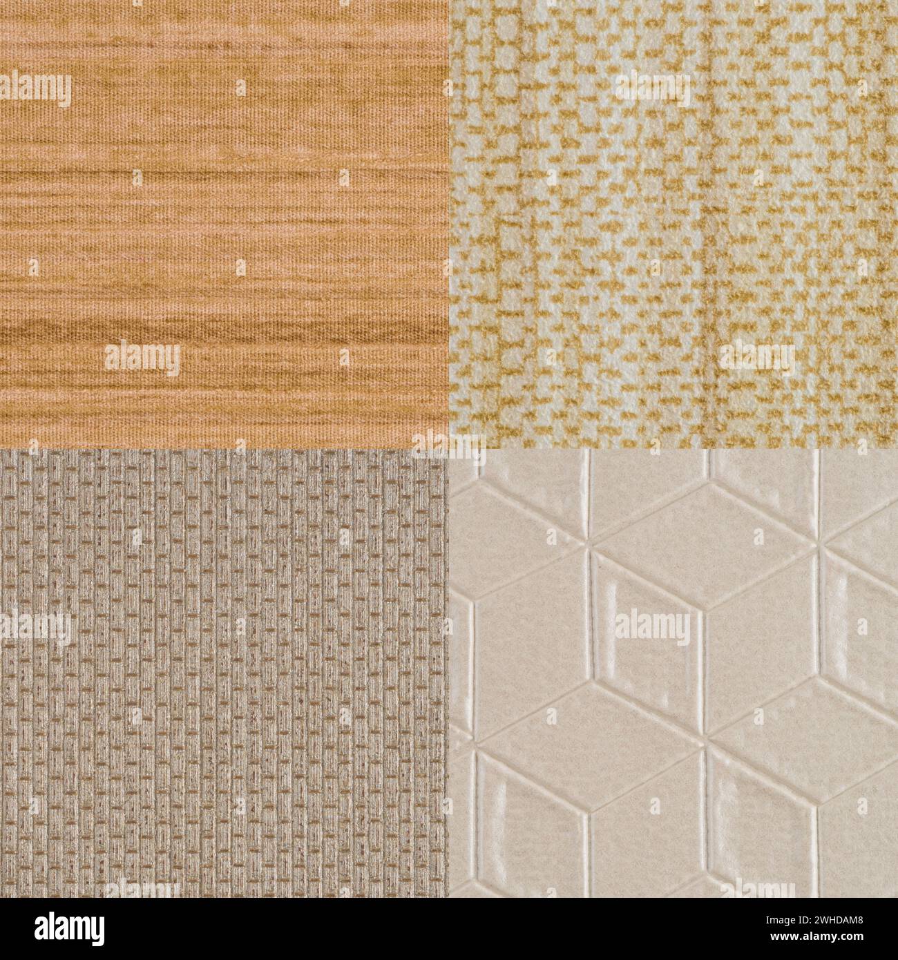 Set of brown vinyl samples Stock Photo - Alamy