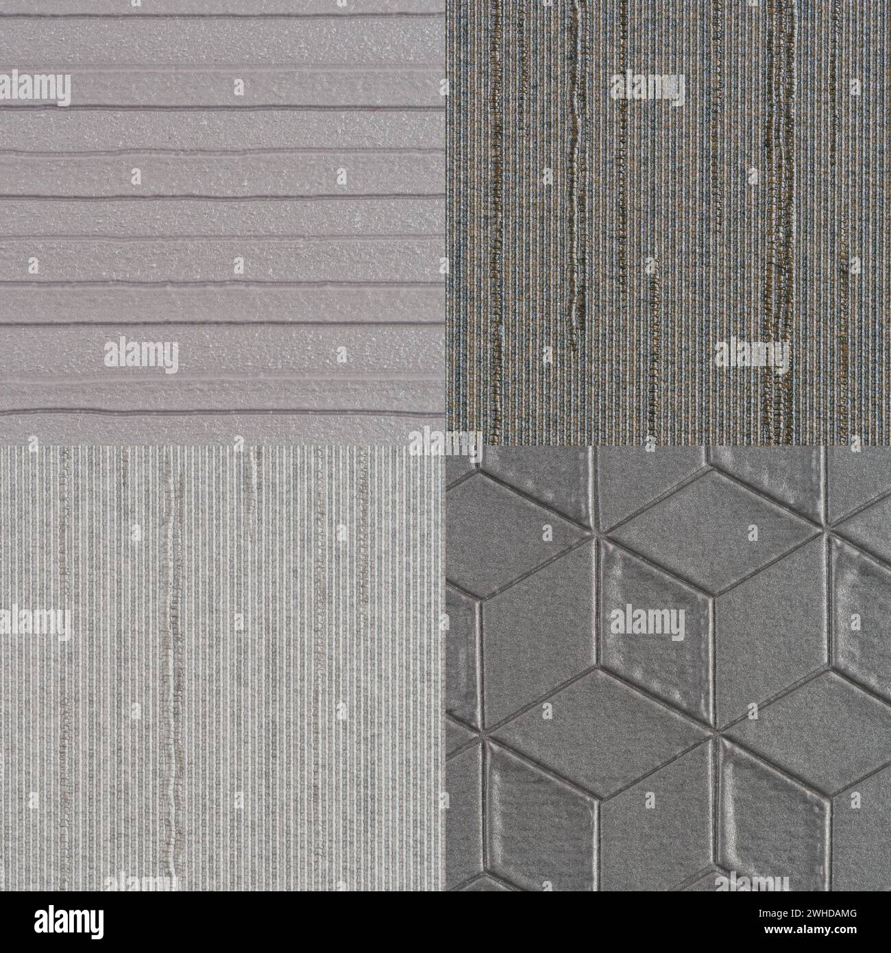 Set of grey vinyl samples Stock Photo - Alamy