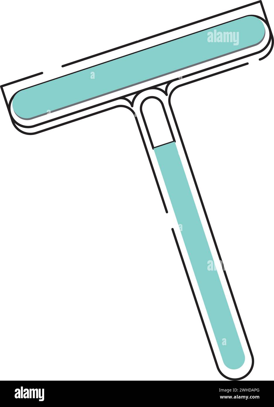 Isolated monochrome window cleaner icon Vector Stock Vector Image & Art ...