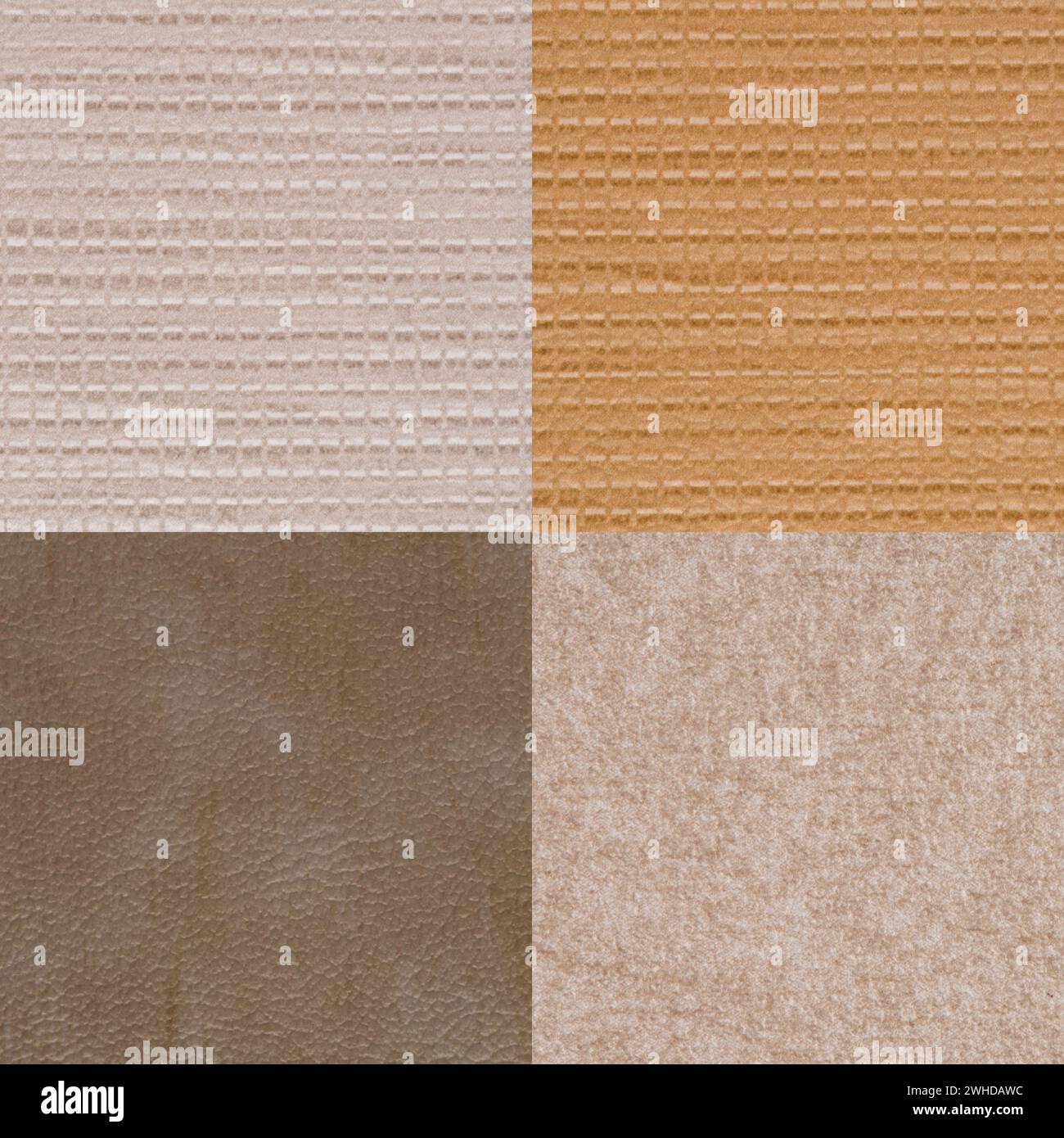 Set of brown vinyl samples Stock Photo - Alamy