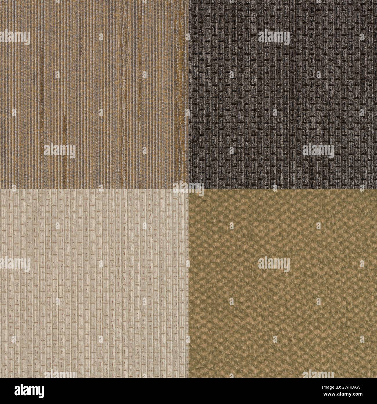 Set of brown vinyl samples Stock Photo - Alamy