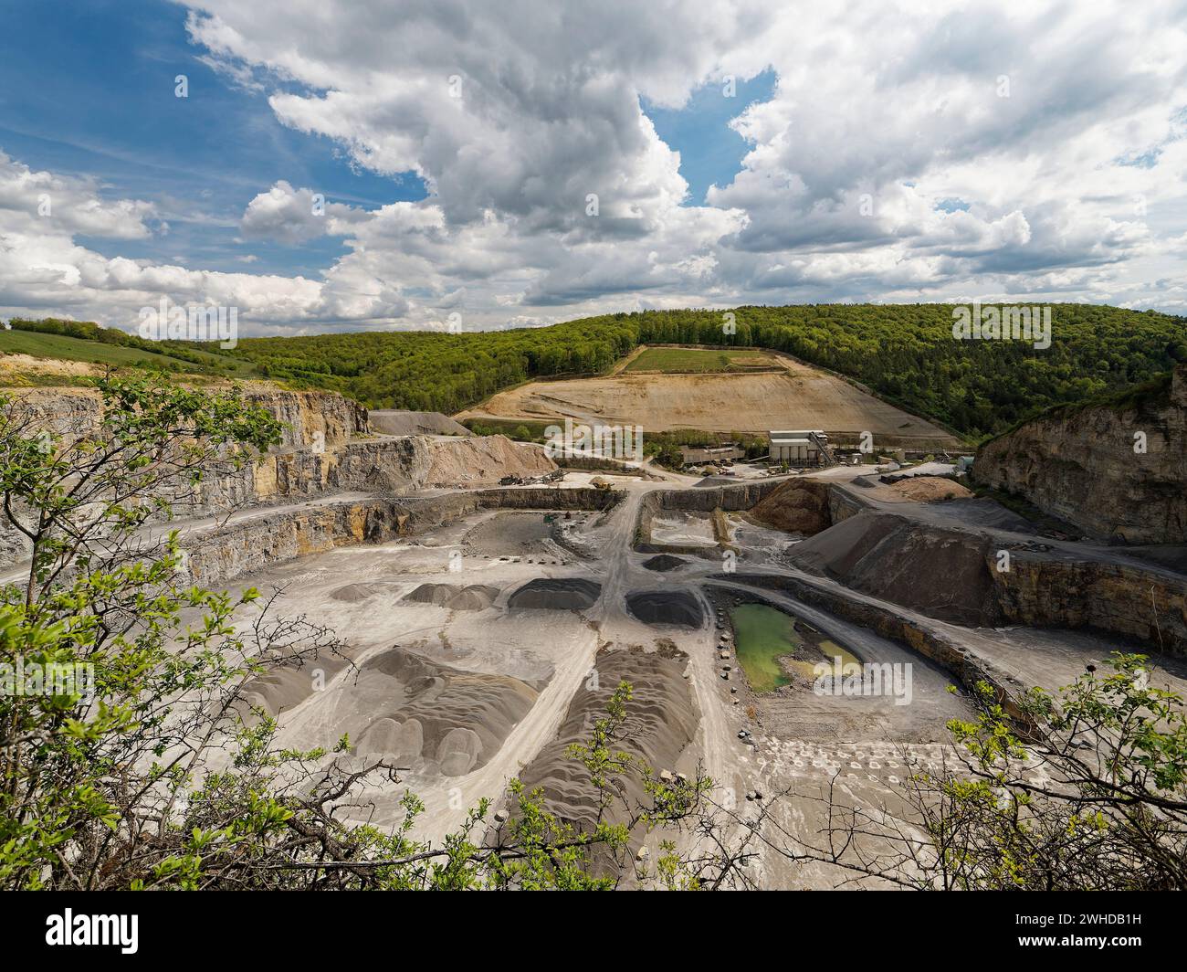 Quarry below the hohfeldplatte nature landscape conservation area near ...