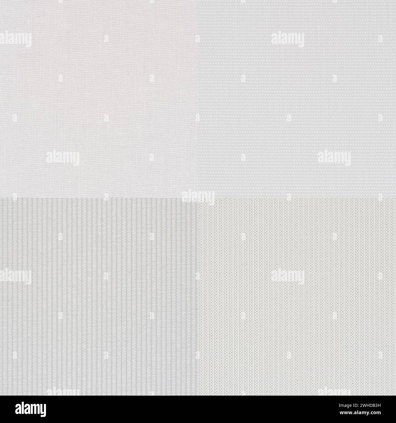 Set of white vinyl samples Stock Photo - Alamy