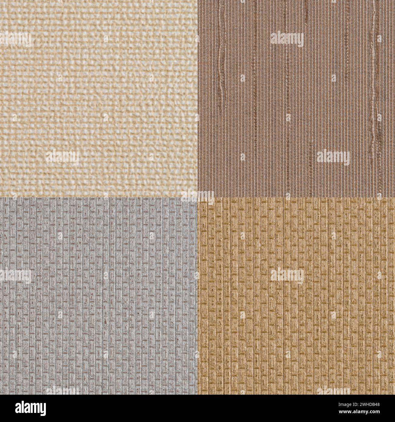 Set of brown vinyl samples Stock Photo - Alamy